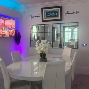 Allah Bless This Home Metal Wall Sign, Muslim Home Decor, Islamic Wall ...