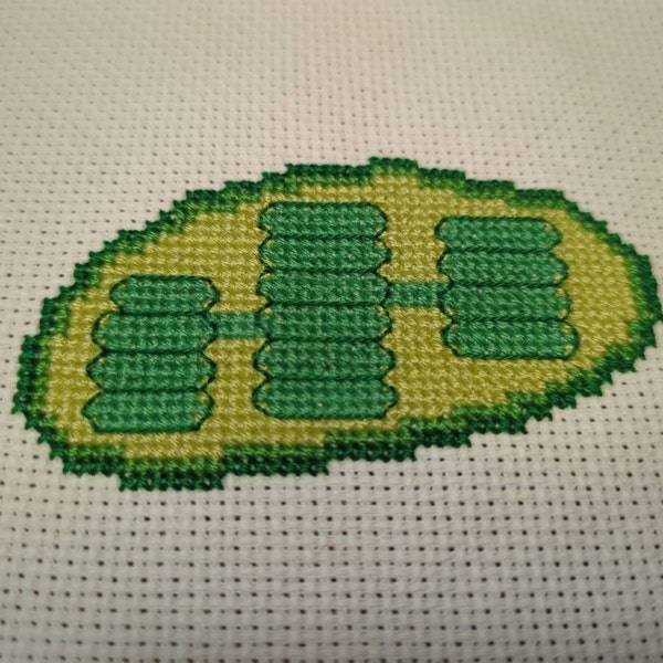Nucleus Cross Stitch Pattern (with Endoplasmic Reticulum!) - PDF ...