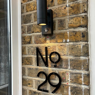 THIN MODERN House No. Letters, Large House Number add On, Address ...