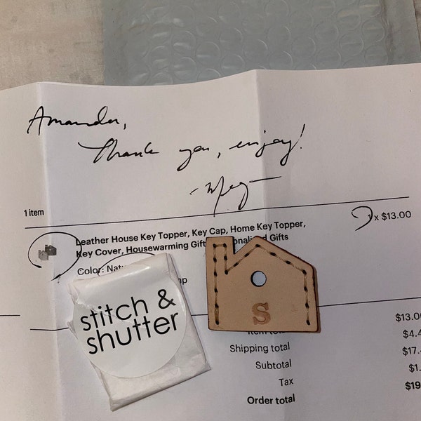 Leather House Key Topper, Key Cap, Home Key Topper, Key Cover ...