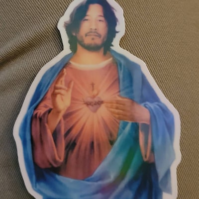 Markiplier Jesus / 100% Waterproof Stickers - Etsy