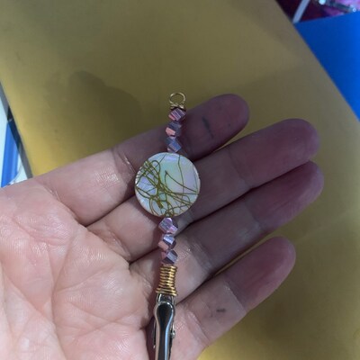 Silver Hair Rings W/ Chakra Beads Braid Rings Braid Jewelry Dread Rings ...