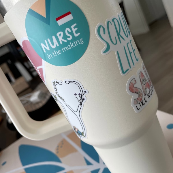 Nursing Sticker Bundle (14 Stickers) - Etsy