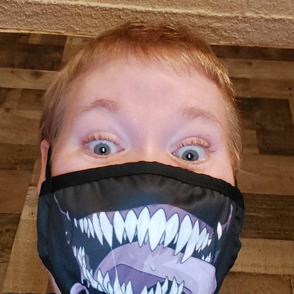 Candy Monster Creepy Cute Dust Face Mask With Filter Pocket - Etsy