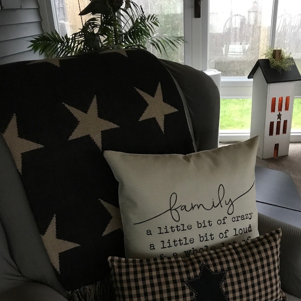 Primitive Star Throw Pillow, Lumbar Pillow, Choose Fabric - Etsy