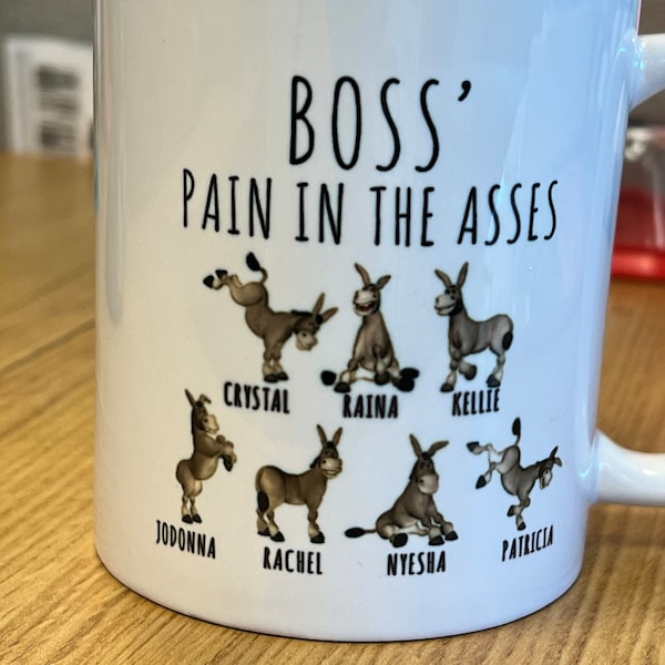 Funny Boss Gift Personalized Gifts for Boss, Fun Boss Mug for Women ...