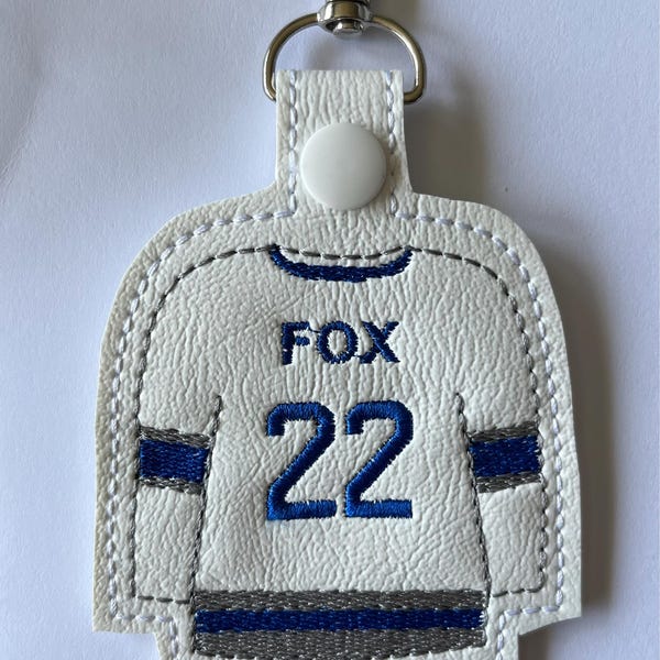 Hockey Keychain / Goalie Keychain / Bag Tags / Hockey Mom / Hockey Dad ...