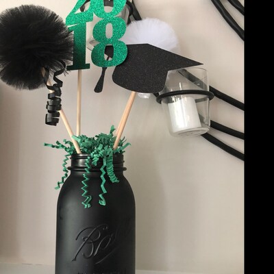 Graduation Centerpiece, Graduations Party Decorations, Graduation ...