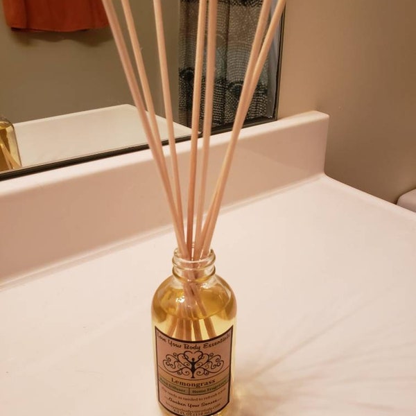 Lemongrass Reed Diffuser Essential Oil Reed Diffuser Air Freshner ...