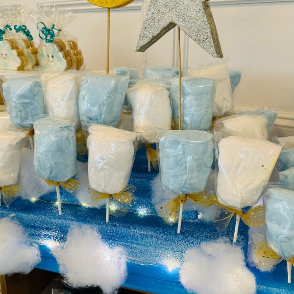 Halloween Spider Web Cotton Candy Pop Favor Party Treats - Etsy