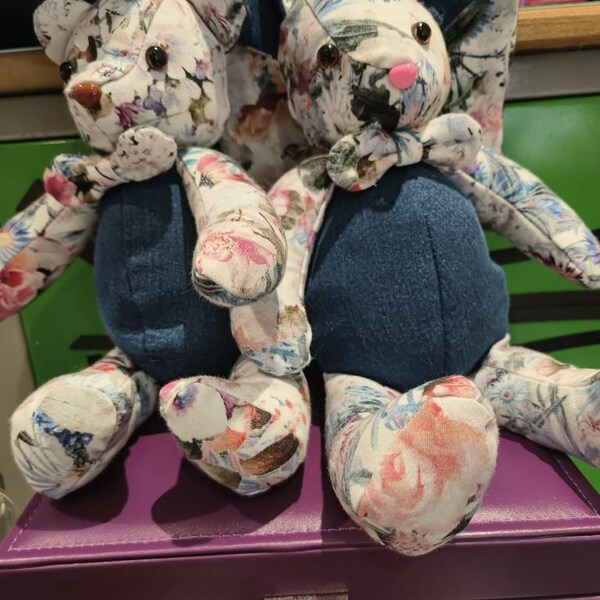 Memory Bear Pattern Pdf , Teddy Bear Sewing Pattern + Tutorial + Video Instructions Beginner ...