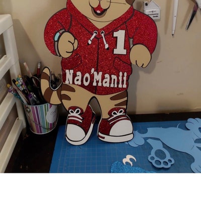 20 Inch Tiger Cutout, Personalized Daniel & Tiger Cutout, Large ...