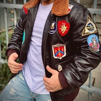 Bison Varsity Jacket, USA Edition Jacket, Varsity Leather Jacket, Team ...