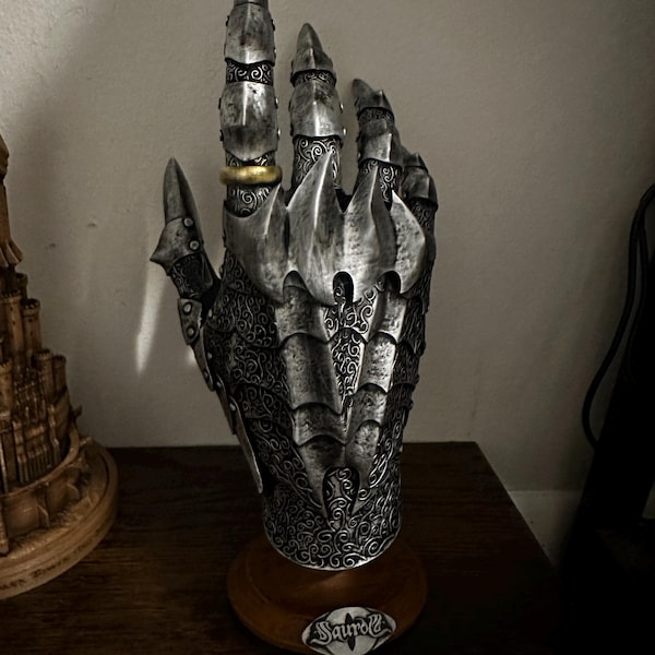 Sauron Gauntlet, Large Hand of Sauron Statue - Etsy