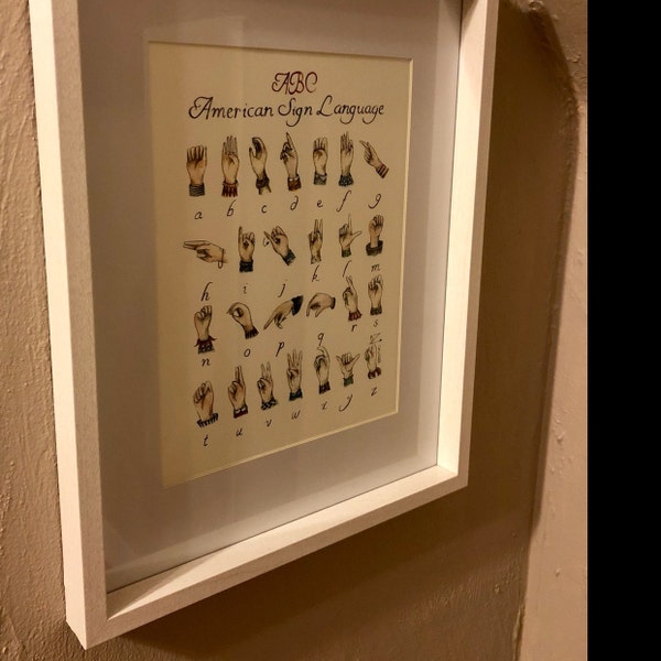 Print American or Other Sign Language Alphabet | LSQ ASL LSF | Learn ...