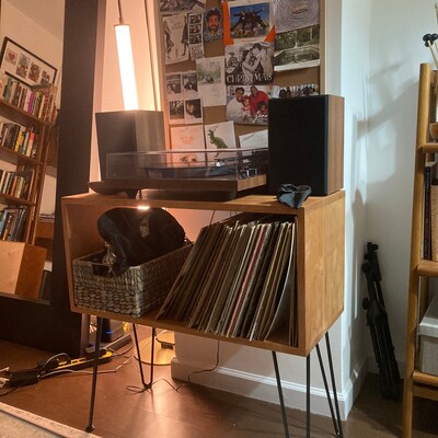 Customizable Record Cube Stand / Record Console / End Table - Etsy