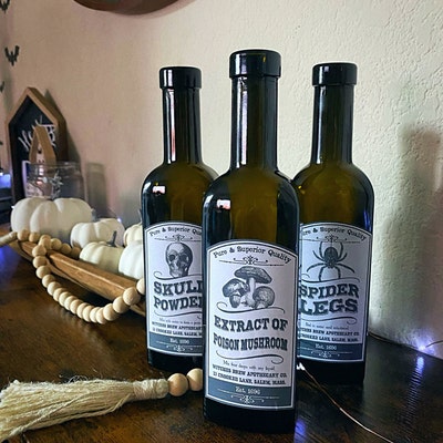 Printable Herbs and Spices Labels, Vintage Spice Label Set, Antique ...