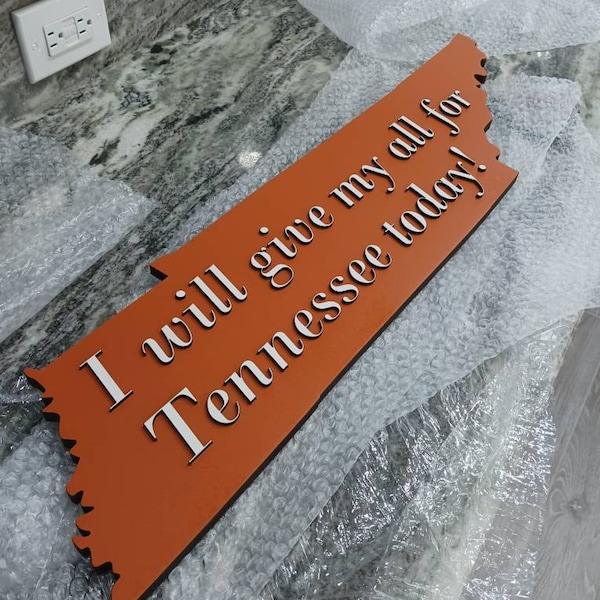 University of Tennessee Wood Sign- UT Vols- UT Football Sign- UT ...