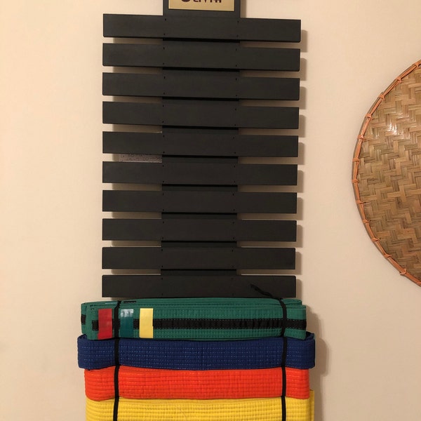 Karate Belt Keychain, Martial Arts Accessory, Custom Belt Rank Color ...