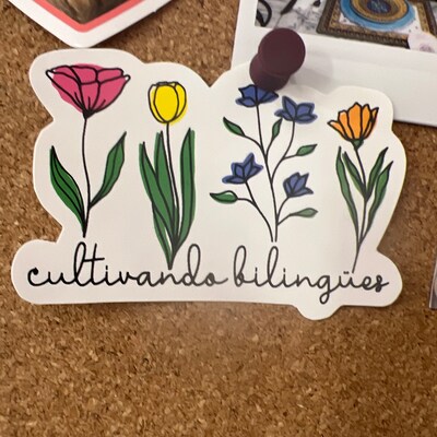 Maestra Vinyl Sticker Mexican Sticker Bilingual Spanish - Etsy