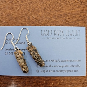 Necklace With Caddisfly Case Pendant and Silver-finished Steel Chain - Etsy