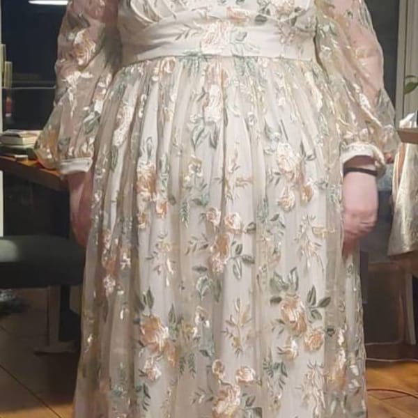 Boho Gown Sewing Pattern| INSTANT DOWNLOAD| Easy Sewing Pattern ...