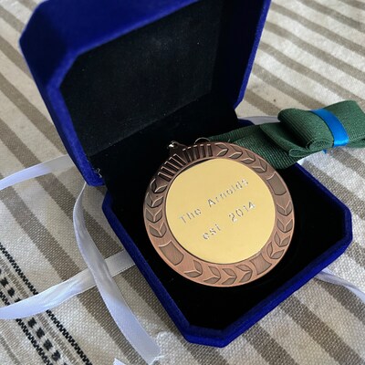 Engraved GRADUATION CAP Logo Medal Quality Antique Gold Medal - Etsy