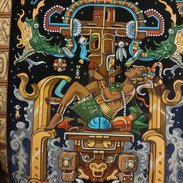 Aztec God Tlaloc T-shirt, Aztec Mythology Shirt, Aztec Gods Tee ...