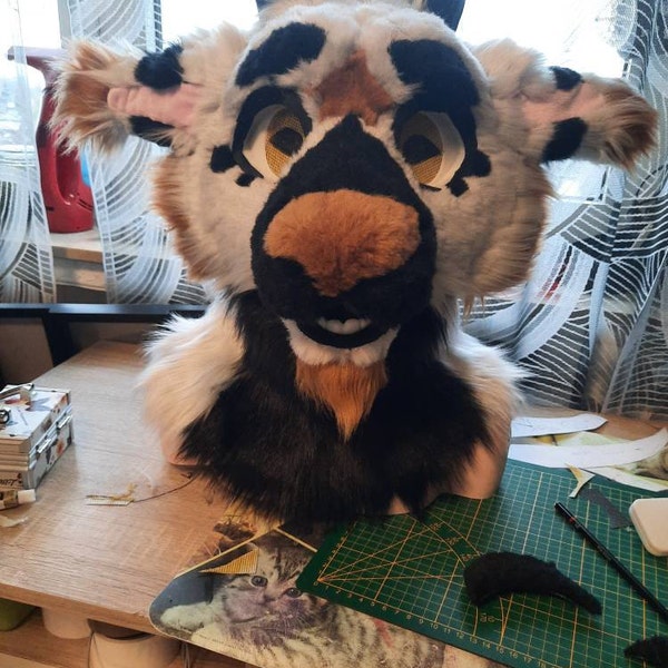 Anteater Fursuit Head-base With Movable Jaw and Eye Lids High Quality ...