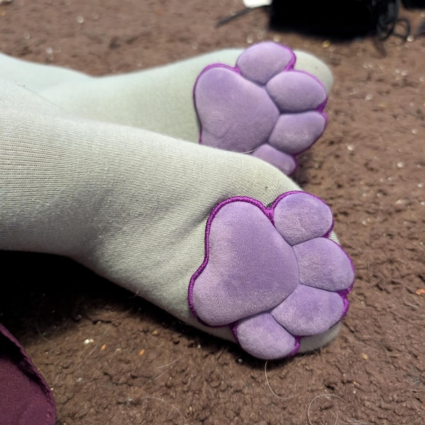 Plush Pink Paw Pad Bean Cat Style Stuffed Mochi for Furry Socks Gloves ...