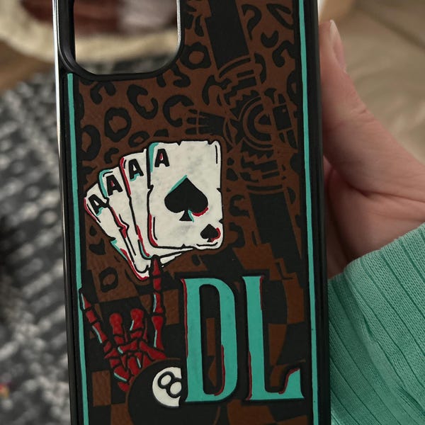 Western CUSTOM Painted Phone Case - Etsy