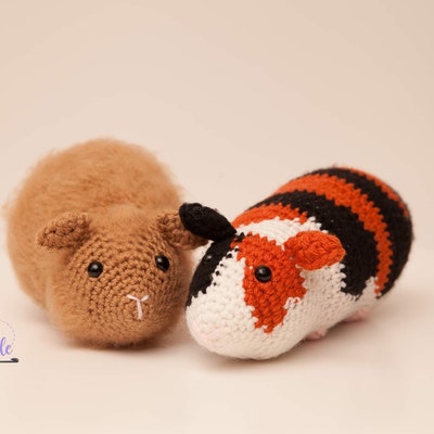 Guinea Pigs Crochet Pattern PATTERN ONLY. Amigurumi Guinea Pig Pattern ...