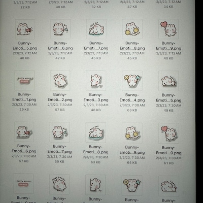 Kawaii Digital Planner/ One Month Digital Planner/ Undated Digital ...