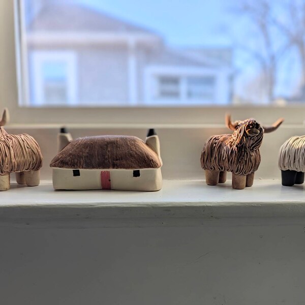 Pottery Sheep - Etsy