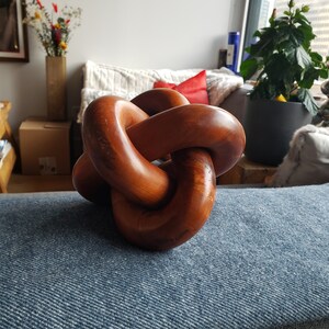 Large Mobius Strip. Oval Eye Hand Carved Vertically Mounted - Etsy