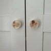 Square Honey Knobs With Dried Grass Transparent Handles Fit - Etsy