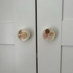 Square Honey Knobs With Dried Grass Transparent Handles Fit - Etsy