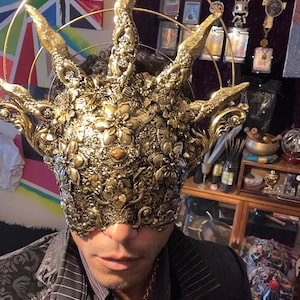 Persephone Pomegranate Mask | Etsy