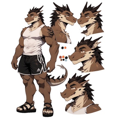 Chibi Green Wolf Furry Twitch Emotes Set of 10 Cute Furry Twitch Emotes ...