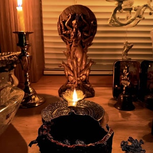 Hel, Norse Pagan Goddess Statue, for Asatru Altar Kit and Heathen ...