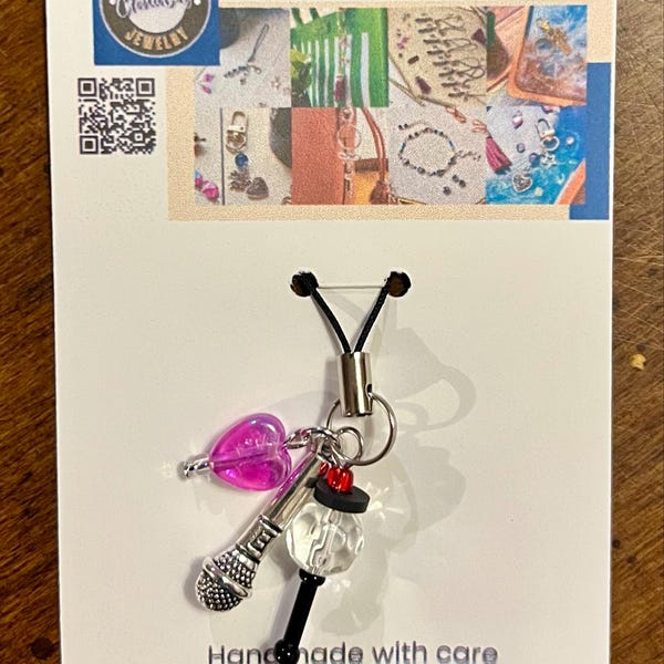 BTS Member Initials Charm Strap, Phone Charm Strap, Bag Charm, Purse ...