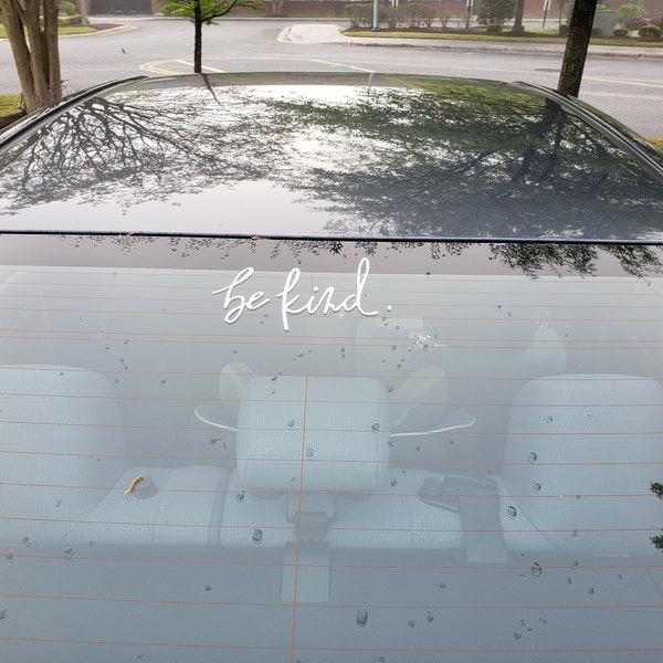 Be Kind Vinyl Adhesive Decal Car Decal Window Decal Wall Decal Laptop ...