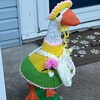 Fireman Geese Goose Outfit Crochet Lawn Geese Clothes Outdoor Patio ...