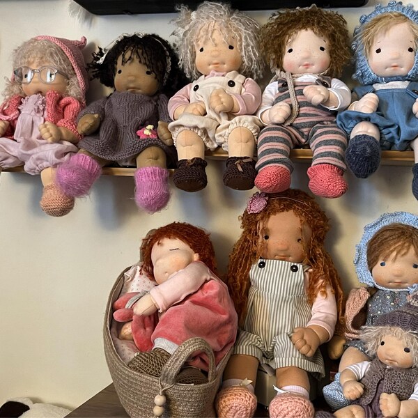 Waldorf Doll Making Tutorial 16 Inch Baby Doll PDF Patter Step by Step ...