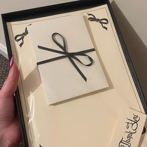 Bow Greetings Card (blank Inside) Victorian / Vintage Ribbon ...