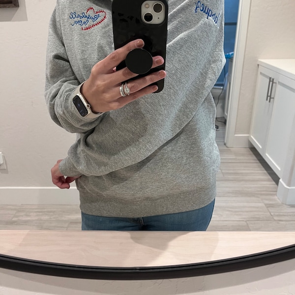 Baseball Mom Sweatshirt, Personalized Baseball Mom Gift, Pullover ...