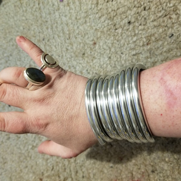 Thick Aluminum Neck Ring - Etsy