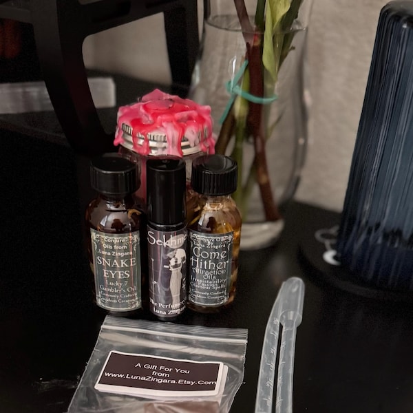 Snake Eyes Oil, Conjure Oil, Gamblers Oil, Fast Luck Oil, Lucky Conjure ...