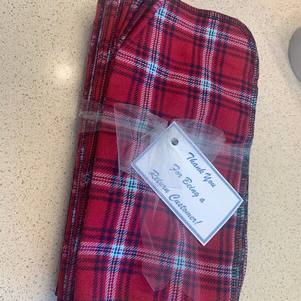10 Men's Plaid Flannel Handkerchiefs Set of 10 Select Your Own Designs ...