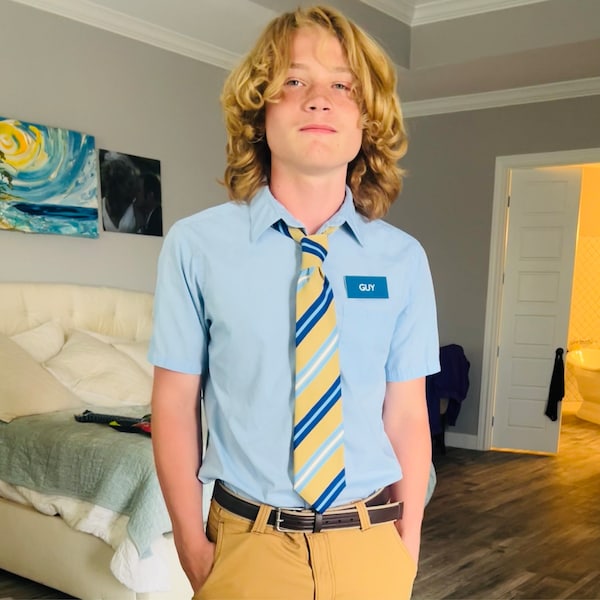 Free GUY Name Tag Non Playable Character Movie Cosplay Name Badge ...